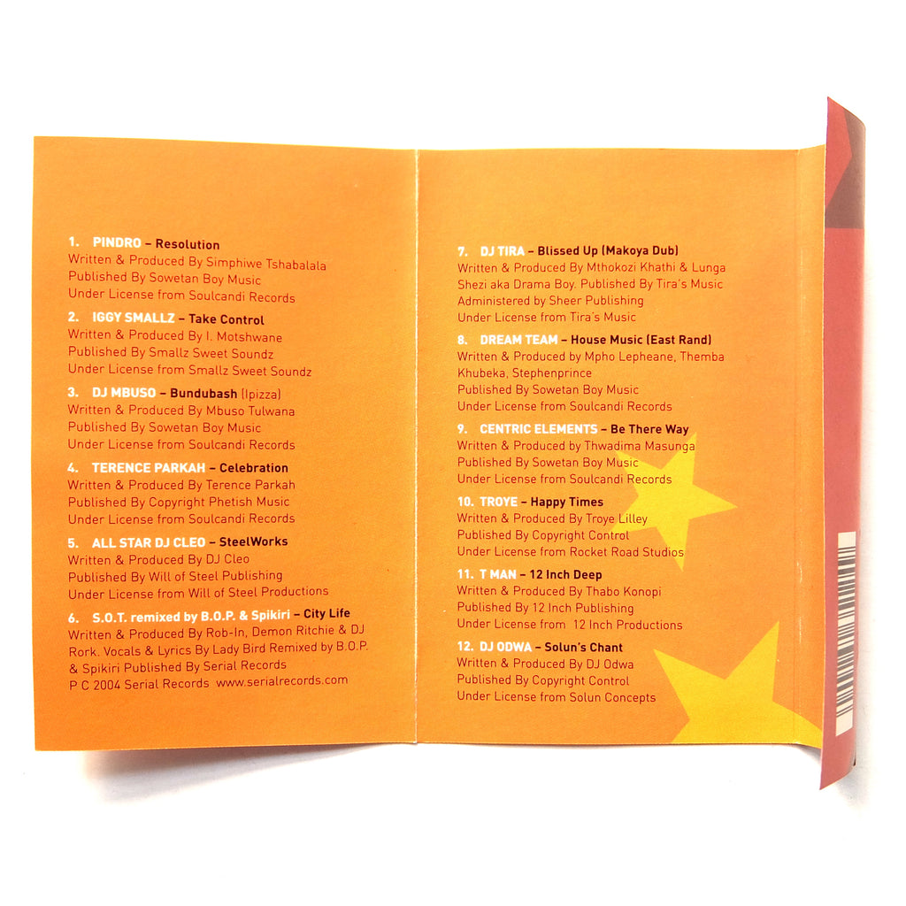 DJ CLEO, MBUSO, ODWA "Supa House Vol. 1" SOUTH AFRICA KWAITO HOUSE CAS ...