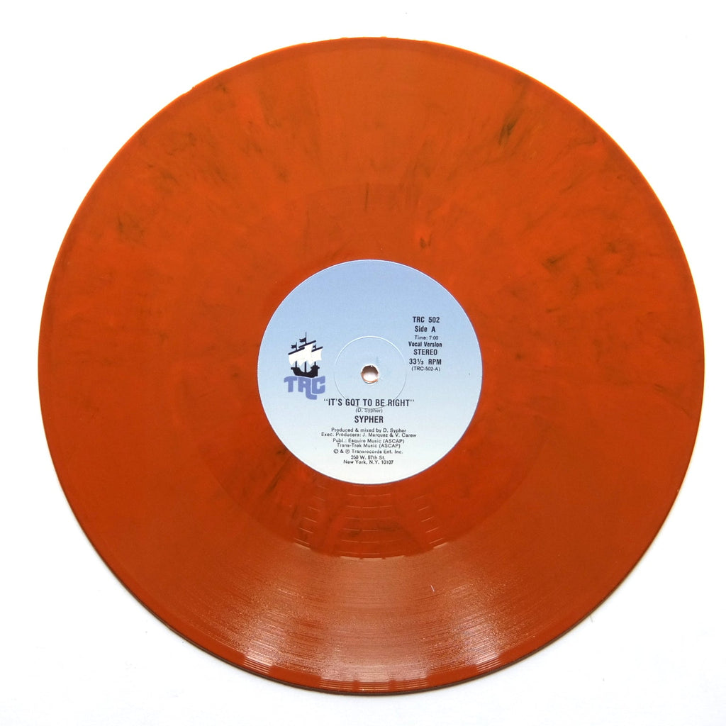 SYPHER "It's Got To Be Right" RARE BOOGIE FUNK REISSUE 12" ORANGE – Earcave