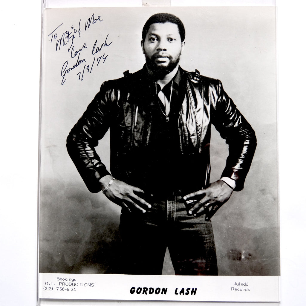 GORDON LASH RARE 1980s MODERN SOUL 8x10 PROMO PHOTO – Earcave